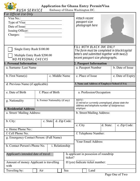 Image result for Entry Permit Application Form