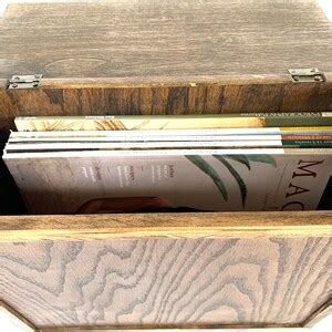 Wood File Box - Etsy