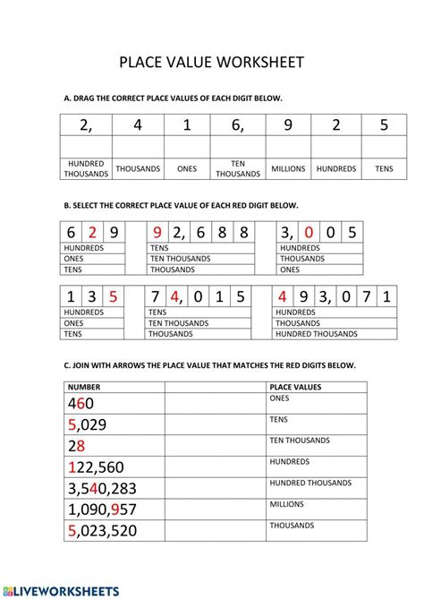 Image result for Learning Place Value Worksheets