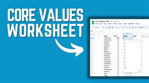 Image result for Core Values Triangle Sheet