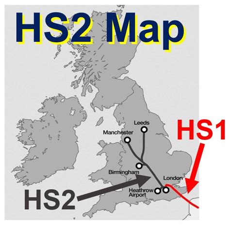 Image result for HS2 Map