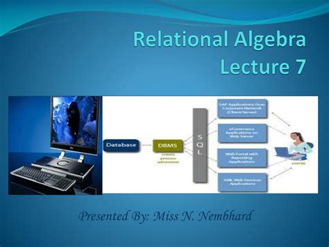 Image result for Relational Algebra Lecture