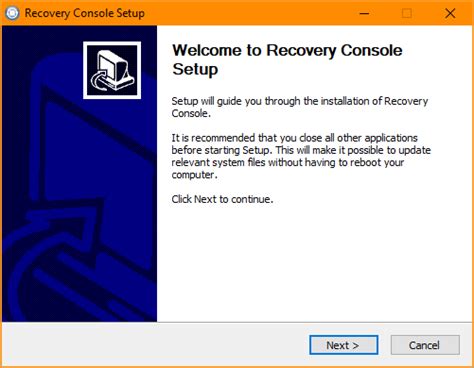 Image result for Recovery Console