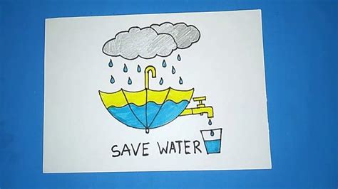 Image result for Save Water Project Drawing