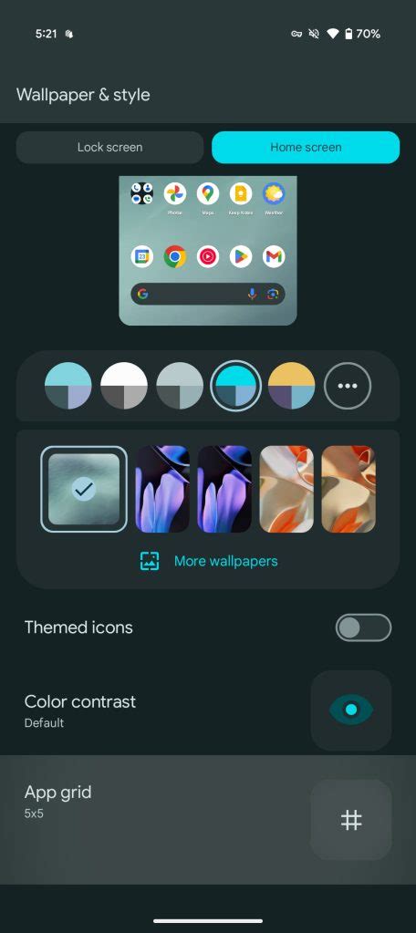 Image result for Google Pixel Control Panel