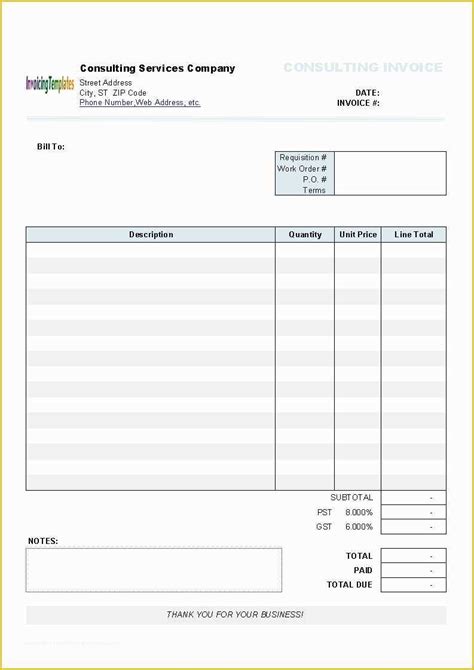 Image result for Invoice Template Free Word Doc
