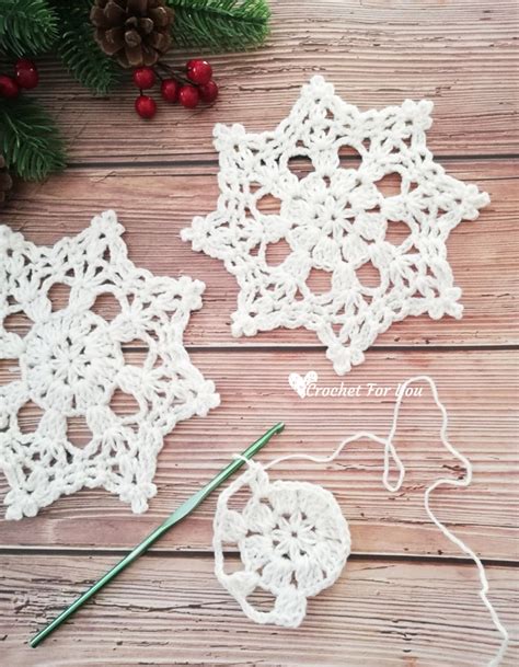 Image result for Crochet Snowflake Patterns Written