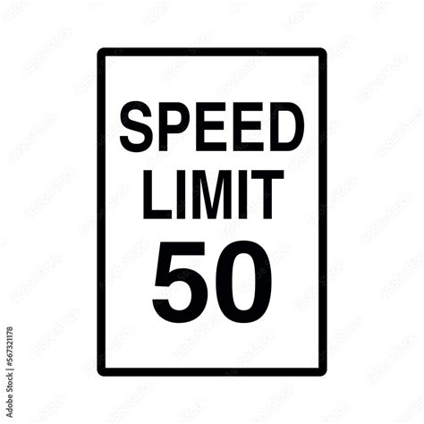 Image result for Speed Limit 50 Sign Timon