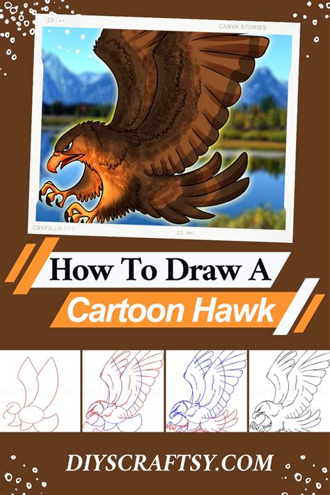 Image result for Hawk Drawing Brid