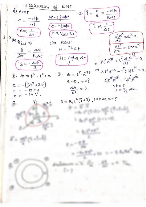 Image result for EMI Chapter Class 12Jee Short Notes