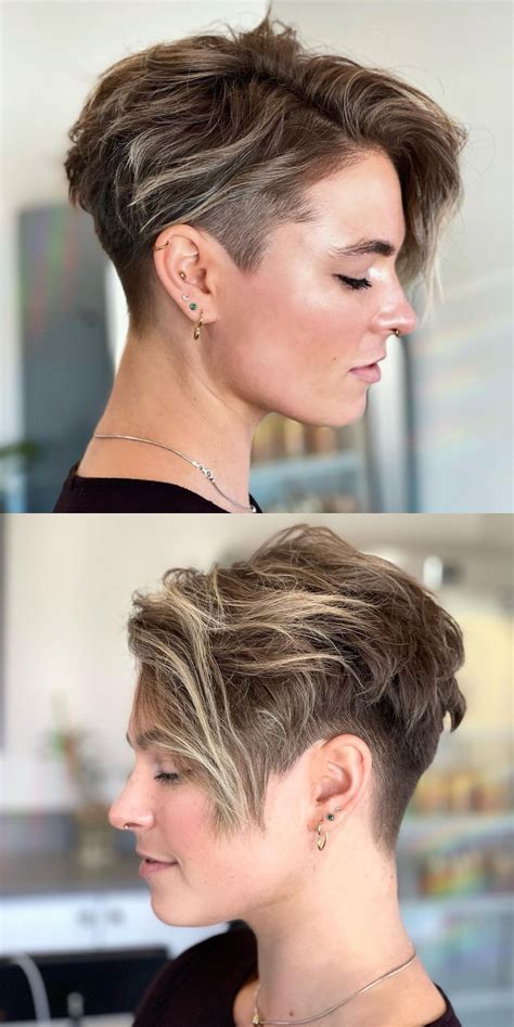 Image result for Long Pixie Cut Undercut Tutorial