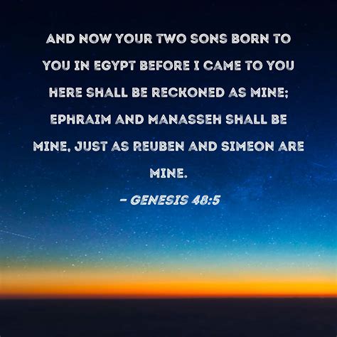 Image result for Genesis 48 Explained