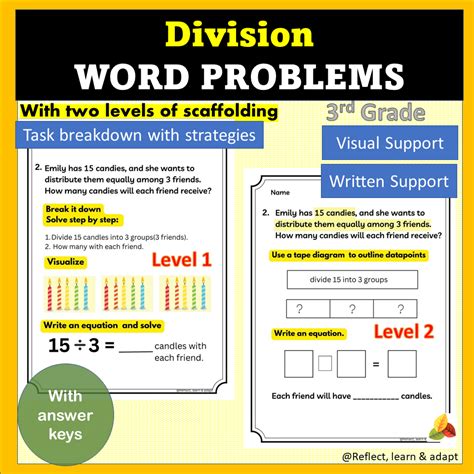 Image result for Division Word Problems Examples