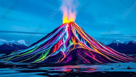 Image result for Colorful Volcano