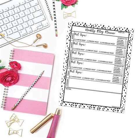 Image result for Free Download Printable Blog Post Planner