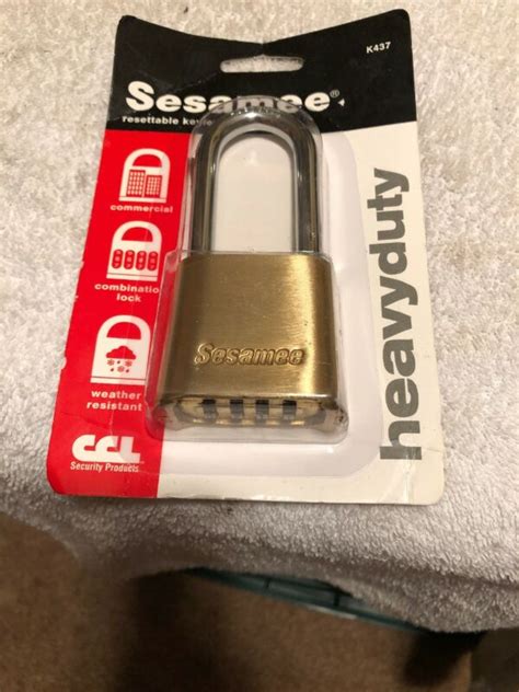 Image result for How to Open a Sesamee Combination Lock