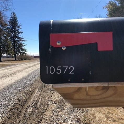 Image result for Custom House Numbers Mailbox