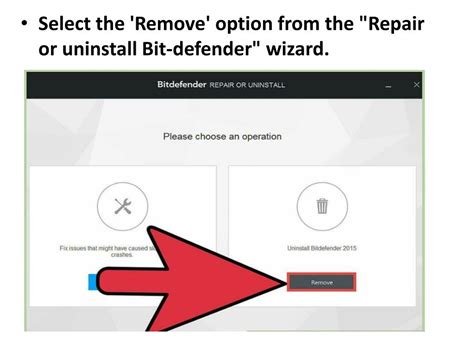 Image result for How to Uninstall Bitdefender Total Security