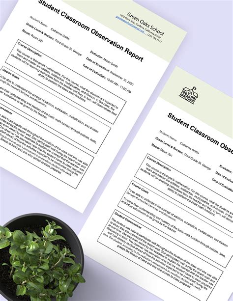 Image result for Classroom Observation Report Sample