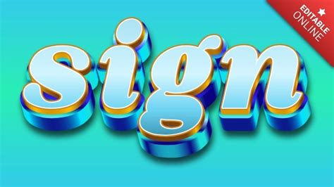 Image result for Sign Text Design