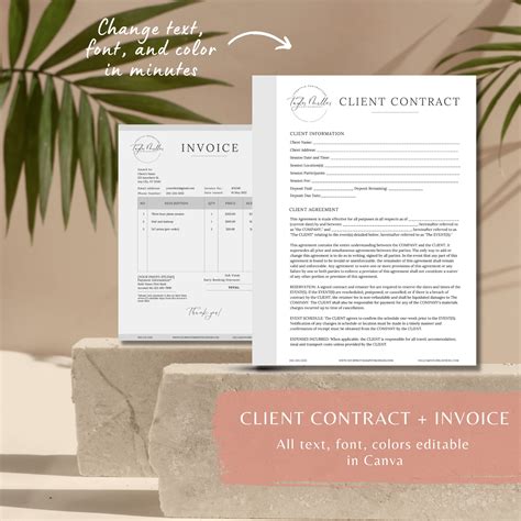 Image result for Contract Invoice Template PDF