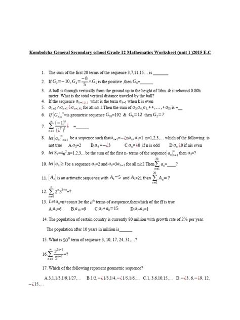 Image result for Math Homework GD 12 Worksheet