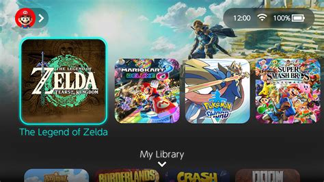 Image result for Nintendo Switch UI