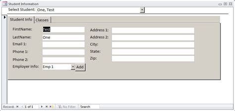 Image result for Create Access Database for Teachers