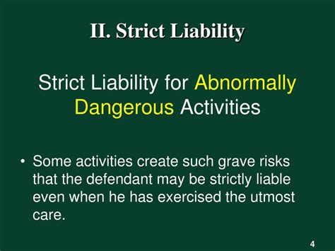 Image result for Strict Liability Examples