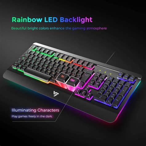 Image result for VicTsing LED Keyboard