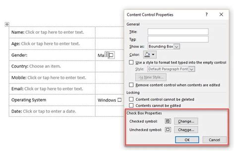 Image result for Fillin Form Templates in Word 2016 Using Bookmarks