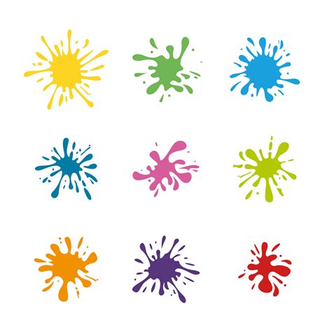 Image result for Colorful Splatter Vector