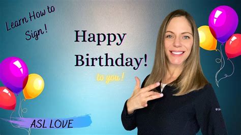 Image result for Birthday Sign Language