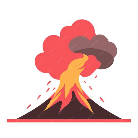 Image result for Volcano Vector