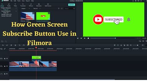 Image result for How to Add Subscribe Button in Filmora 9