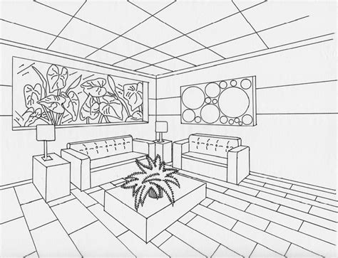 Image result for Basic Perspective Drawing Interior