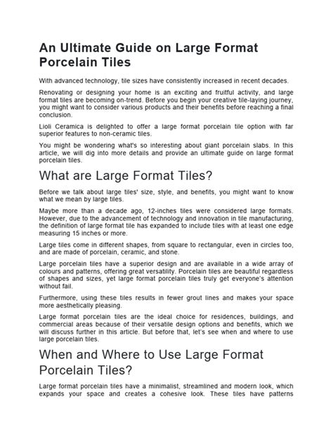 Image result for Porcelain Tile Notes