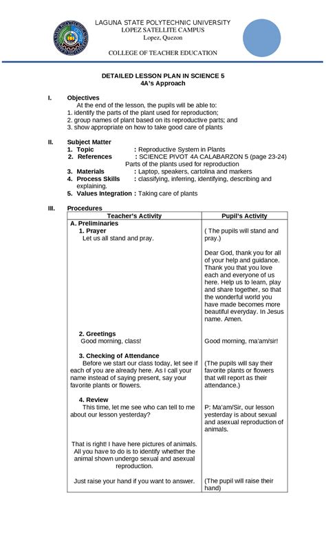 Image result for Daily Lesson in Teaching Science