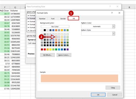 Image result for In Excel Change Cell Color to Cell Color Number Value of Cell