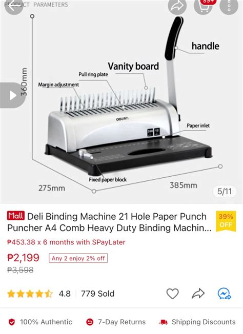 Image result for Kent Comb Binding Machine