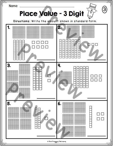 Image result for Place Value 3-Digit Numbers Worksheets