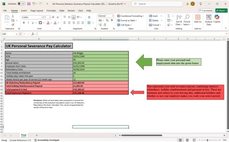 Image result for Statutory Redundancy Calculator Excel