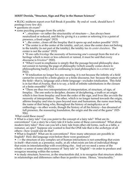 Image result for Derrida Structure