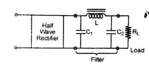 Image result for Pi Filter Rectifier