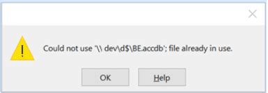 Image result for Error the File Is Already in Use