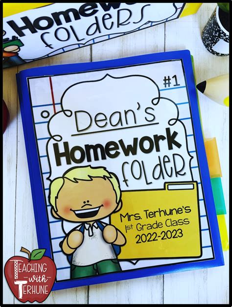 Image result for Homework Folder