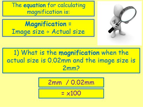 Image result for Unit of Magnification