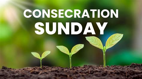 Image result for Consecration Sunday Stewardship Program