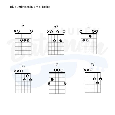 Image result for Blue Christmas Guitar Tutorial