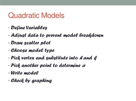 Image result for Quadratic Function Model